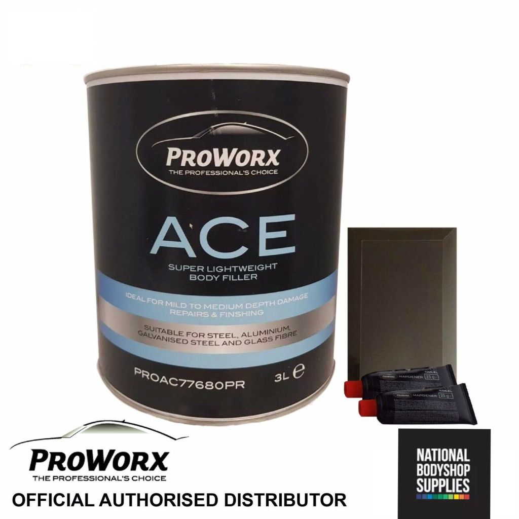 PROWORX ACE SUPER LIGHT WEIGHT FILLER 3L | National Bodyshop Supplies